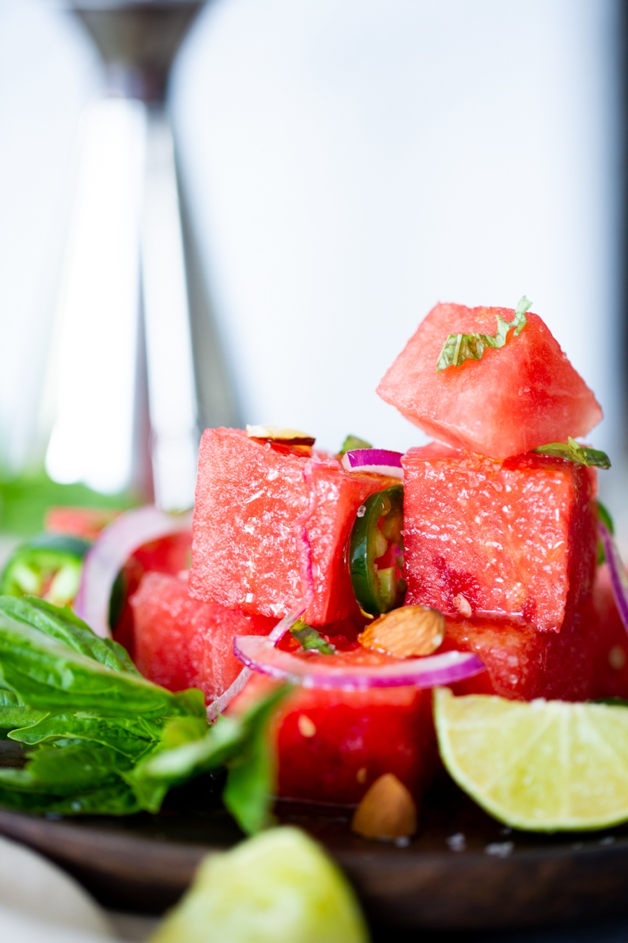 Ensalada de sandía, lo delicioso de la sandía pero en versión salada