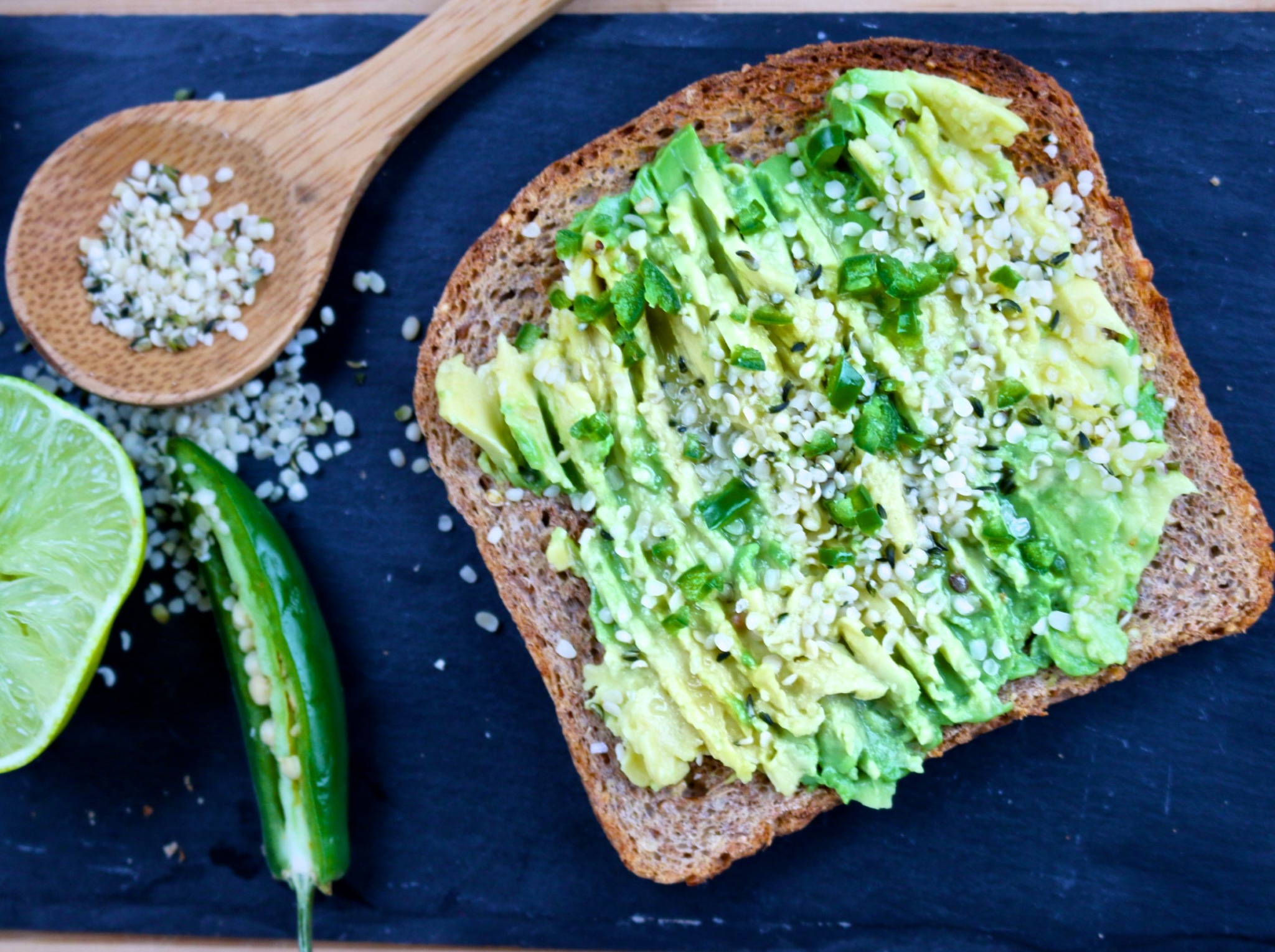 Pan con aguacate {avocado-toast} - Piloncillo&Vainilla