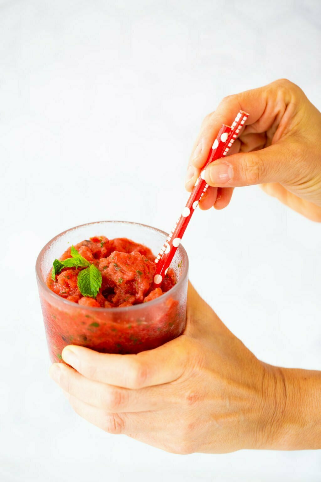 Raspado de sandía muy fácil y refrescante