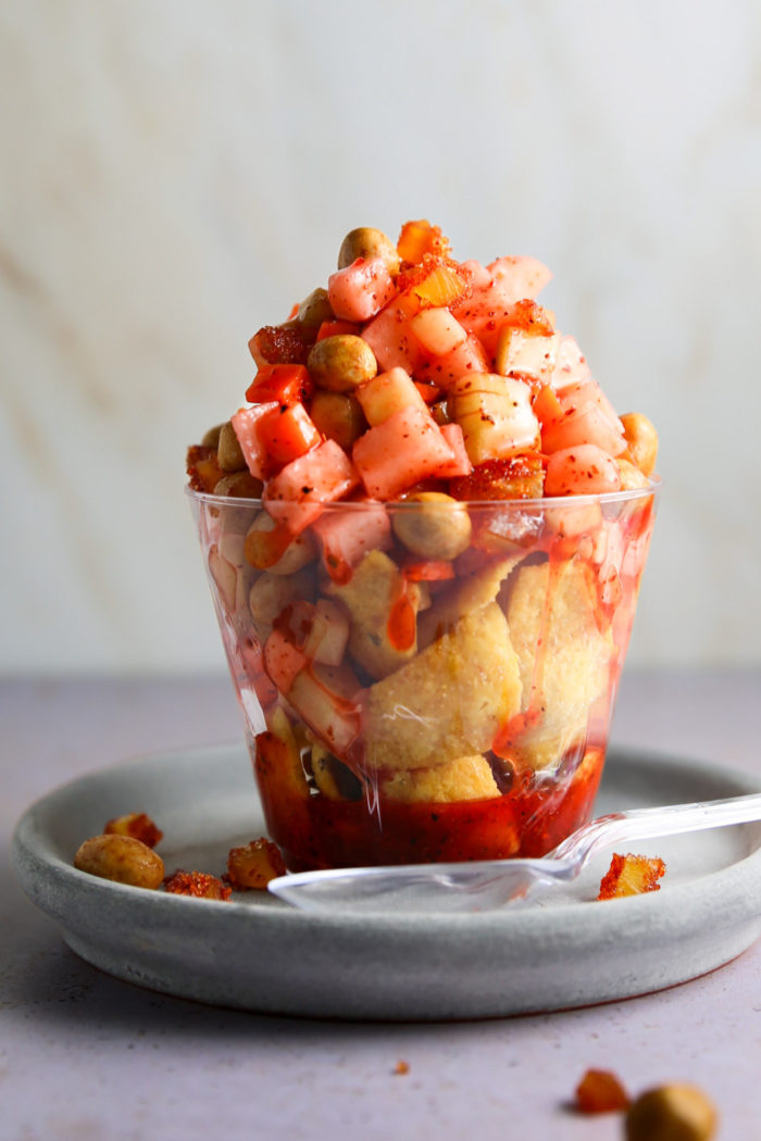 Bocadillo mexicano de pepino, zanahoria y jícama - Receta fácil y ...